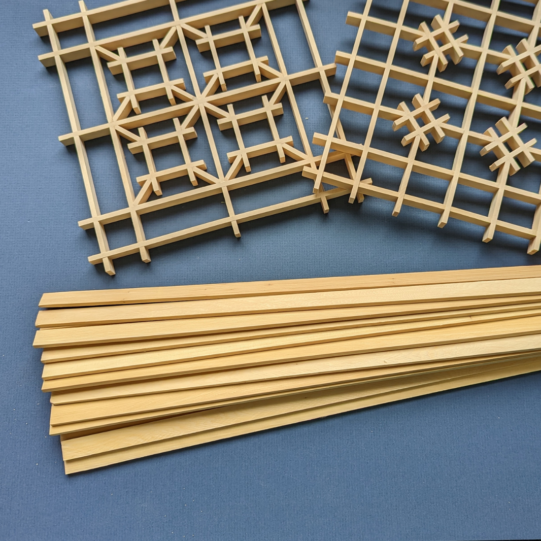 Kumiko Woodworking Kits and Supplies – Art Pack